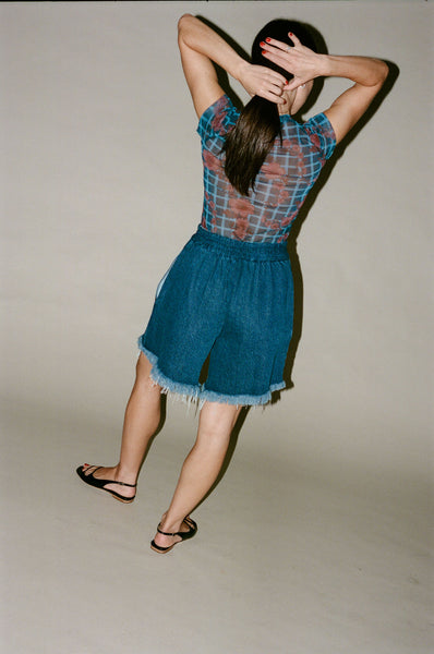 Rachel Comey Revis Short in Dark Indigo | NONNA